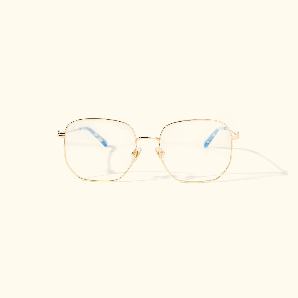 Wireframe Eyeglasses Blue Tortoise – GOLF le FLEUR*