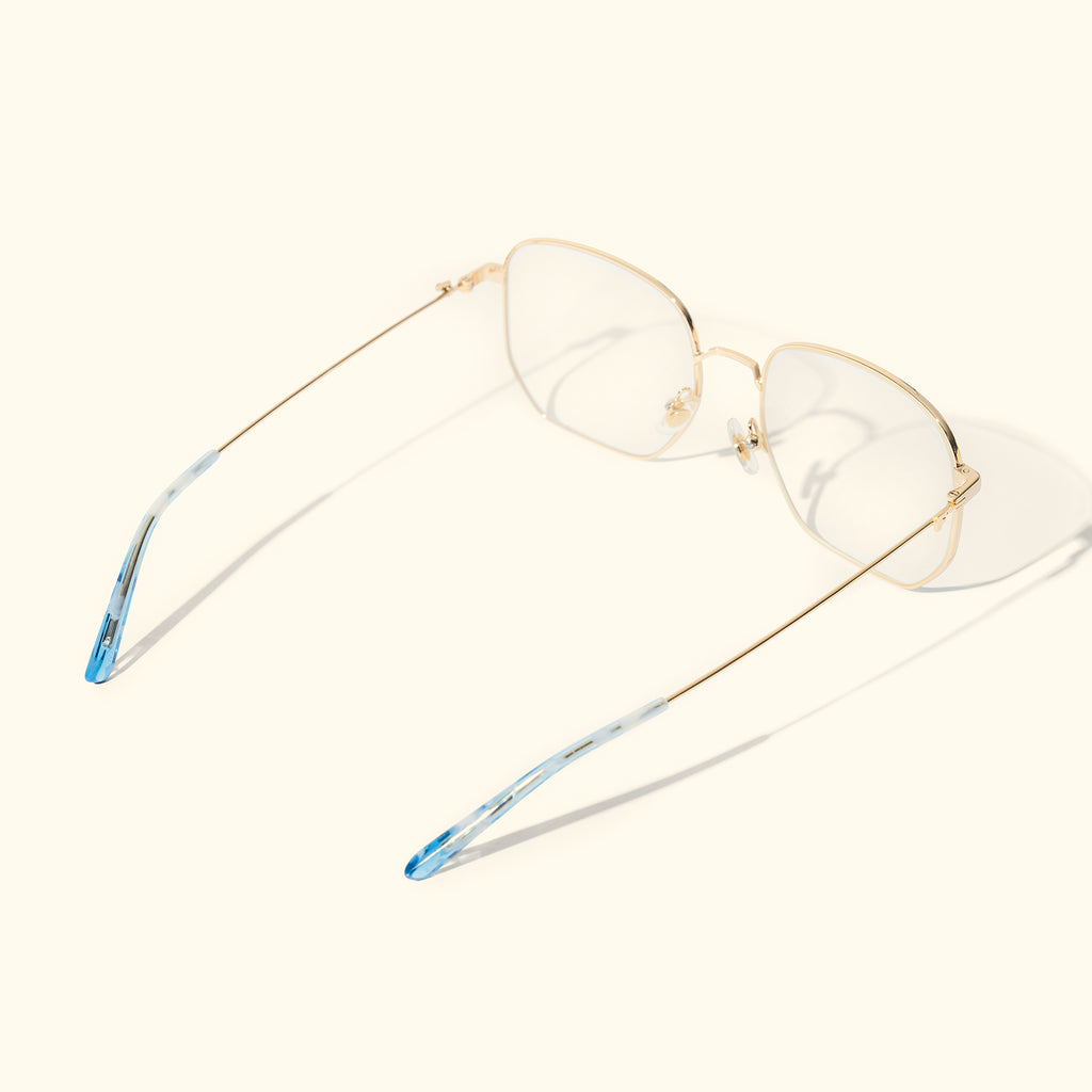 Wireframe Eyeglasses Blue Tortoise – GOLF le FLEUR*